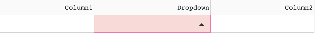 Why sometimes the dropdown list does not show up in a Dash table ...